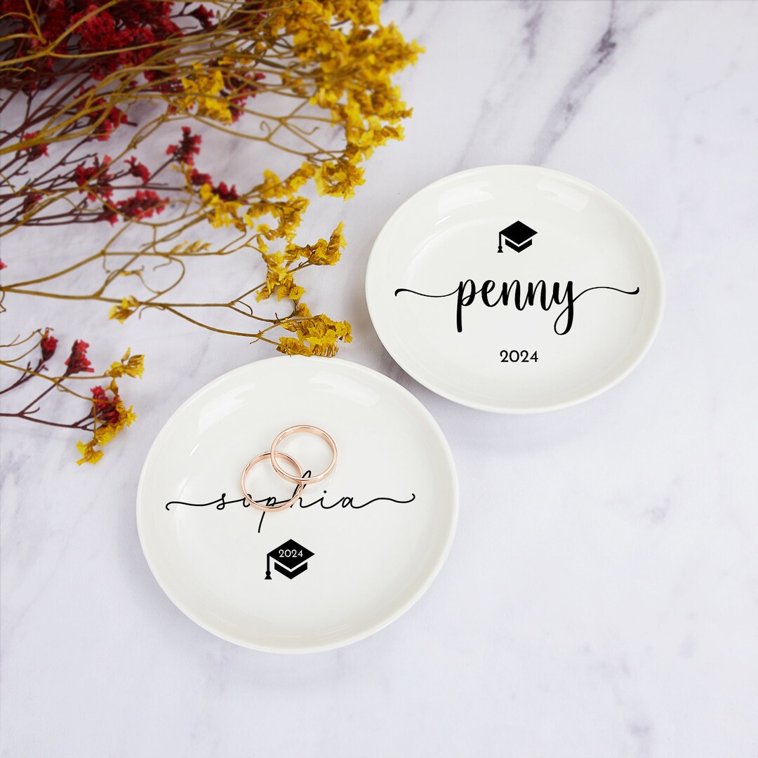 Custom Graduation Gifts for Her,graduation Ring Dish,graduation Jewelry ...