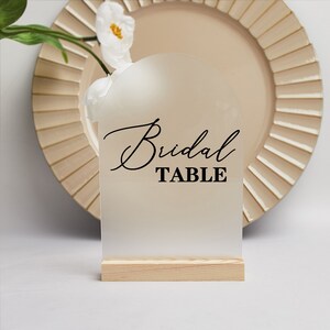 Wedding Top Table Sign, Bridal Table Sign, Arch Table Sign, Wedding ...