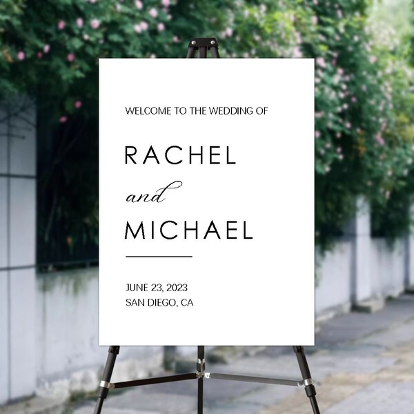 Modern Wedding Signs - Etsy