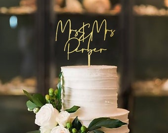Gold Cake Topper - Etsy