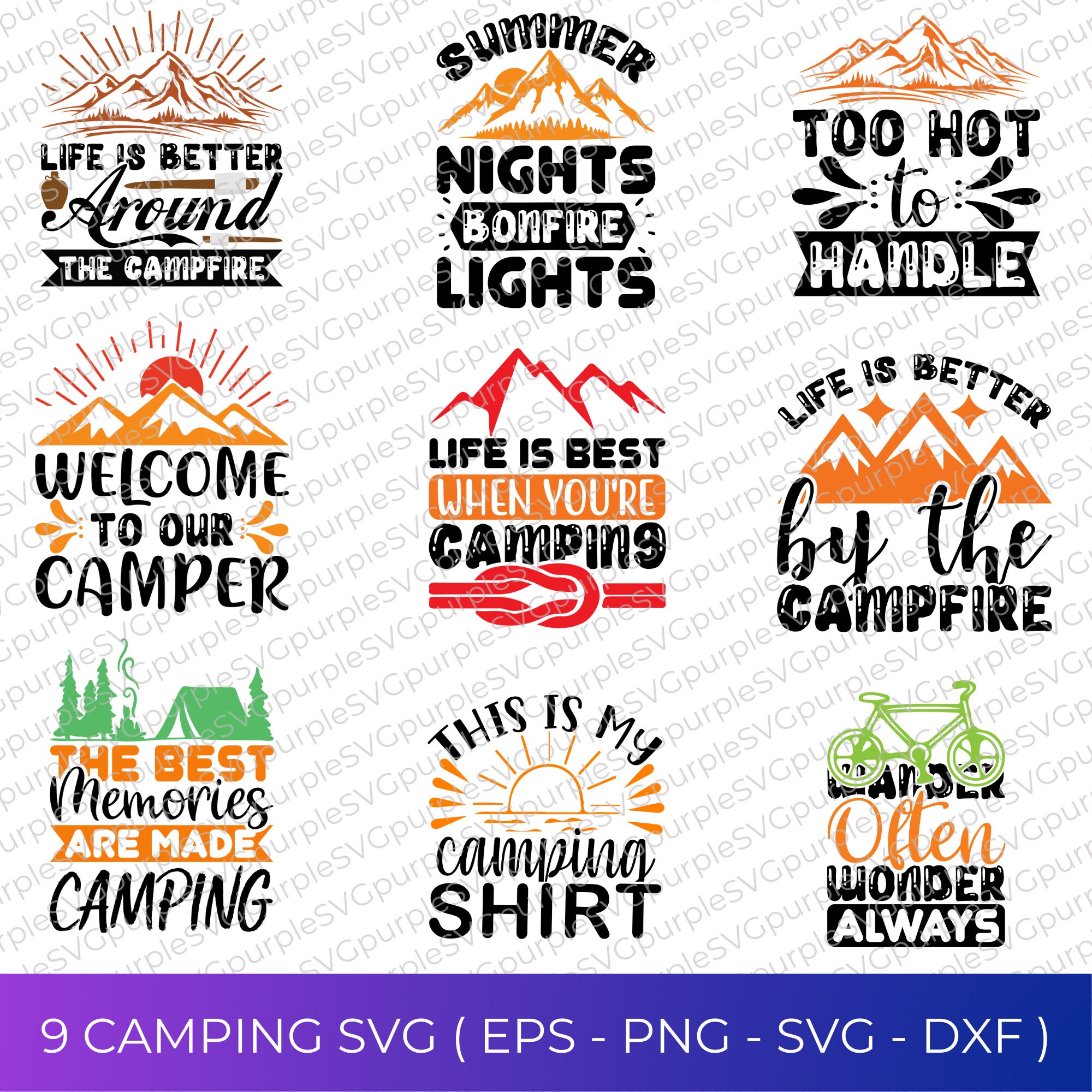 Camp Fire Svg Camping Svg Cut File Explore Files for Cricut - Etsy