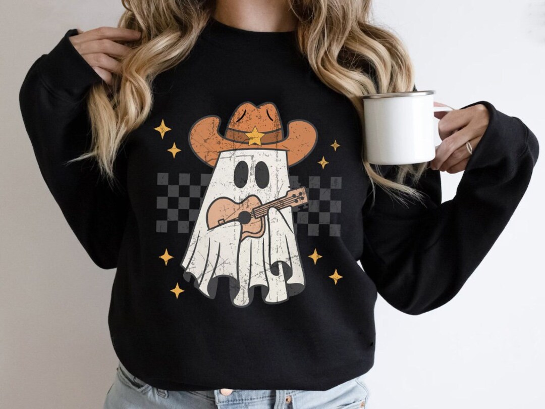 Halloween Cowboy Ghost PNG, Boo Haw Svg, Western Halloween Svg, Cowboy ...