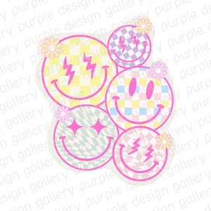 Retro Smile Face Collage PNG, Distressed Smile Face Png, Retro ...