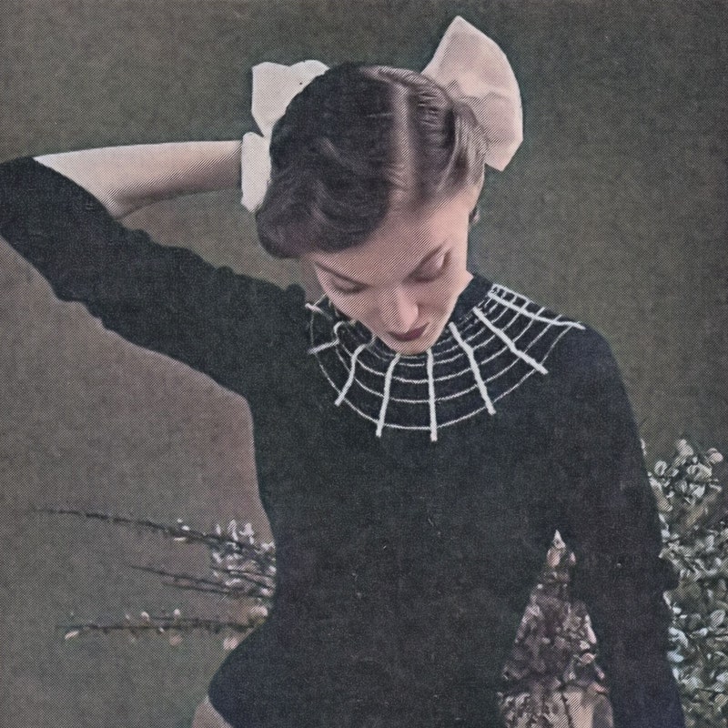 Spider Web Sweater - Etsy