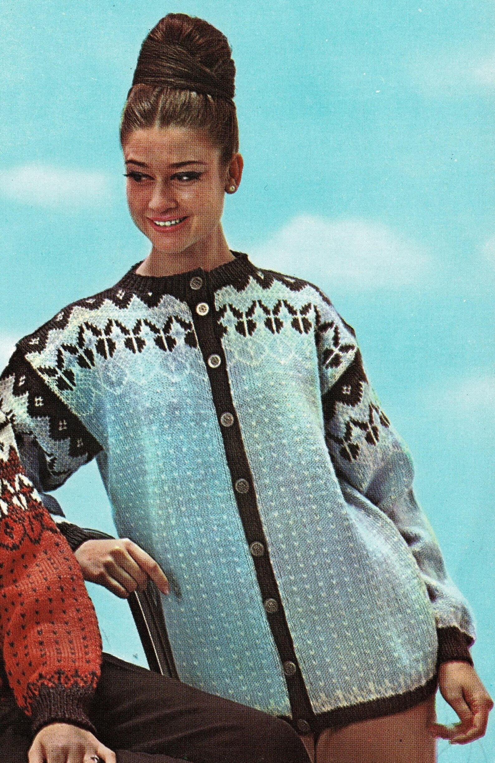 Ladies and Mens Traditional Nordic Fair Isle Jacket and Sweater ...
