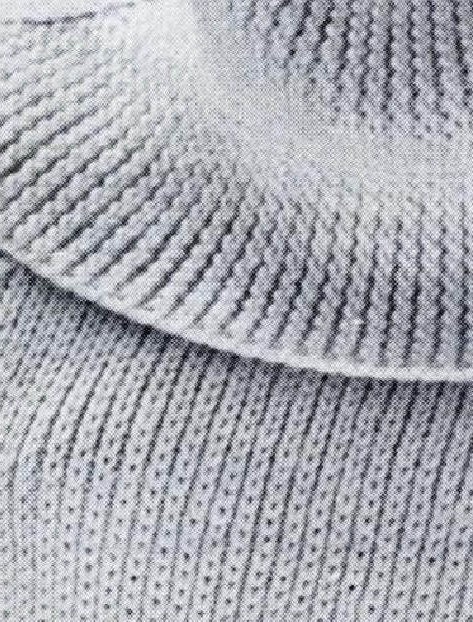 Ladies Fabulous Italian Slip Rib Sweater With Large Roll Collar ...