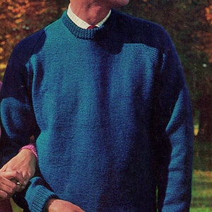 Ladies and Mens Classic Raglan Sweaters With Round Neck, Vintage ...