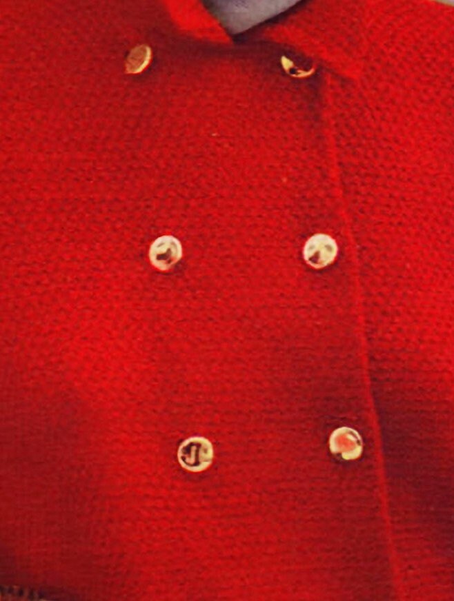 Ladies Fabulous Double-breasted Jacket, Vintage Knitting Pattern, PDF ...