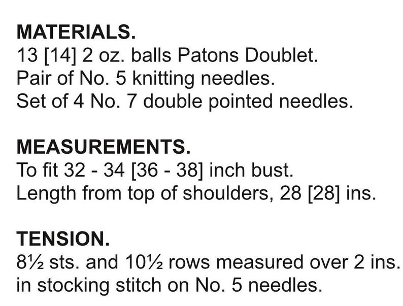 Ladies "easy Knit" Pull on Cape, Vintage Knitting Pattern, PDF, Digital ...