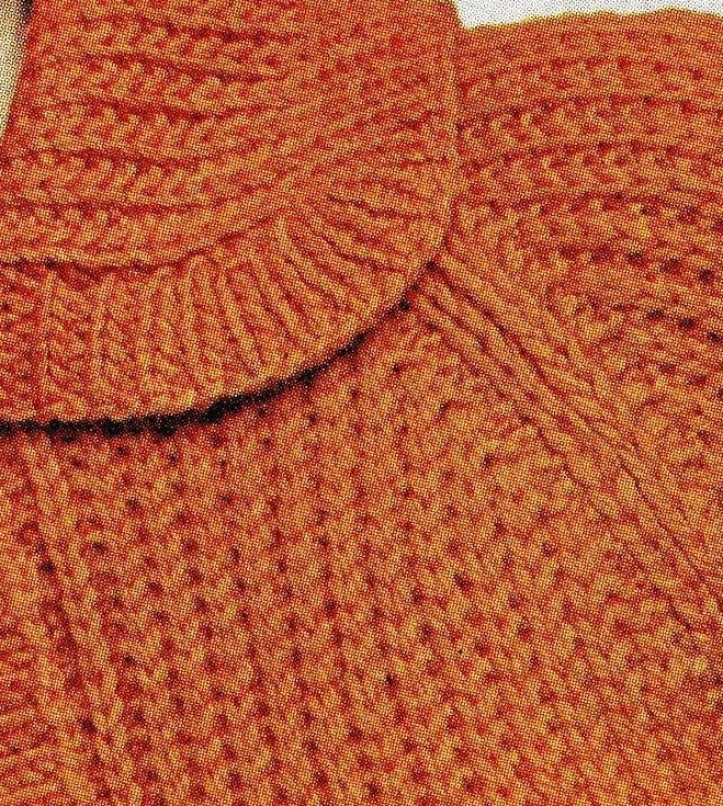 Ladies Smart Rib Stitch Jacket With Collar, Vintage Knitting Patterns ...