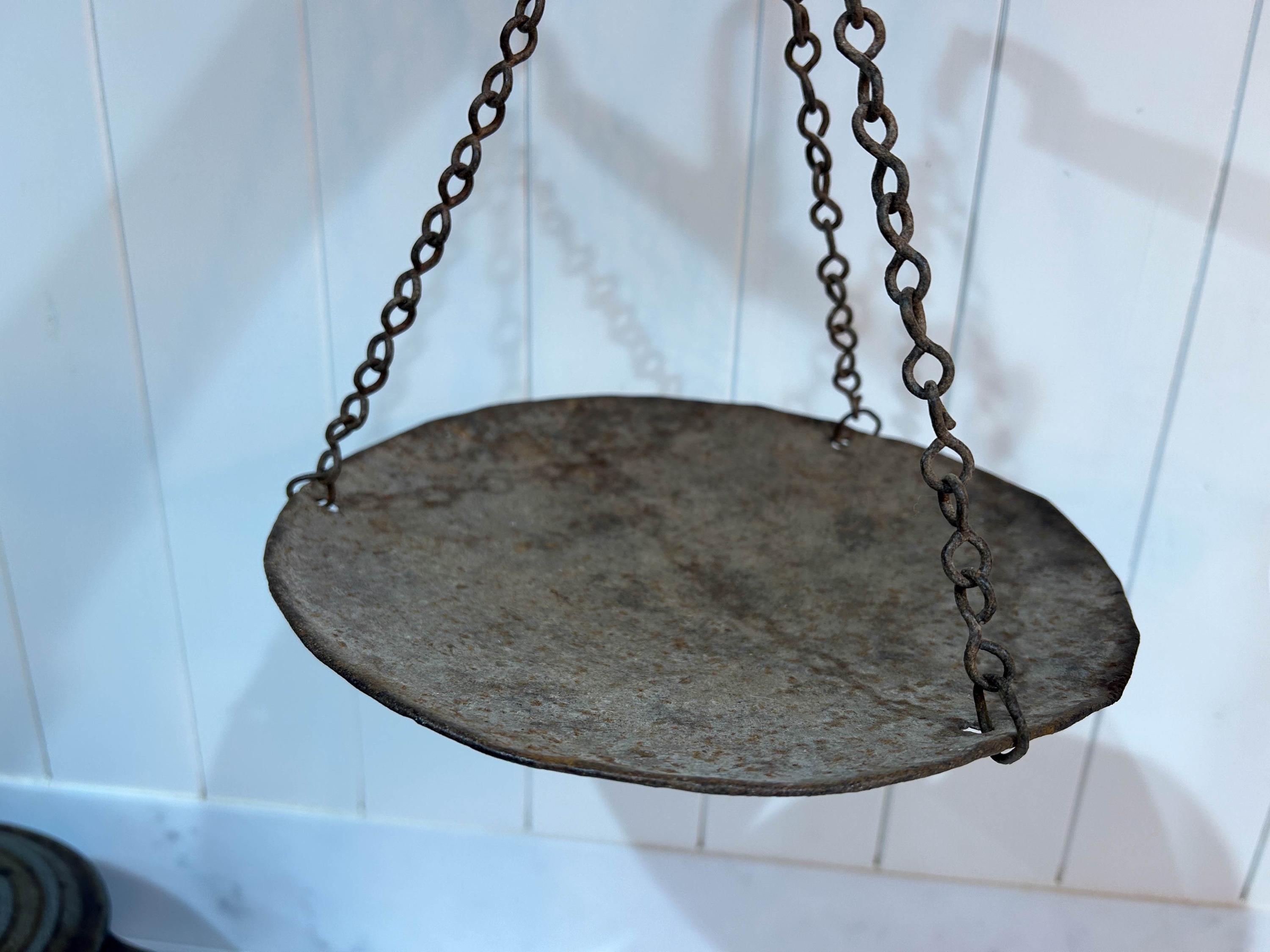 Old Vintage Iron Mercantile Scale Hand Balance From India / TARAJU ...
