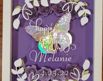 Shadow Box Birthday - Etsy