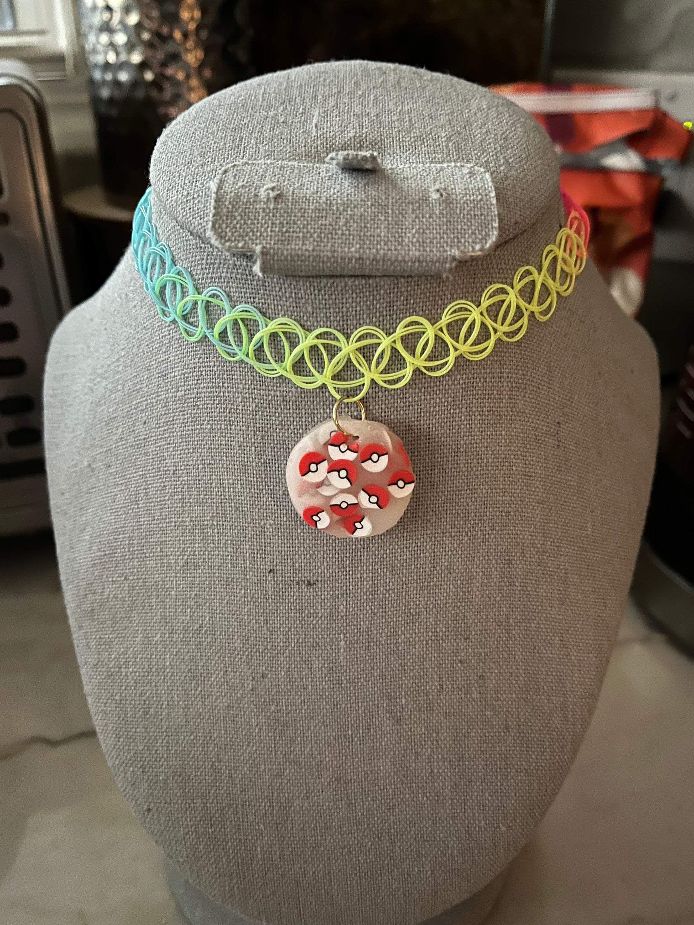 Pokeballs Choker | Video Games | Statement Jewelry | Tattoo Choker | - Etsy