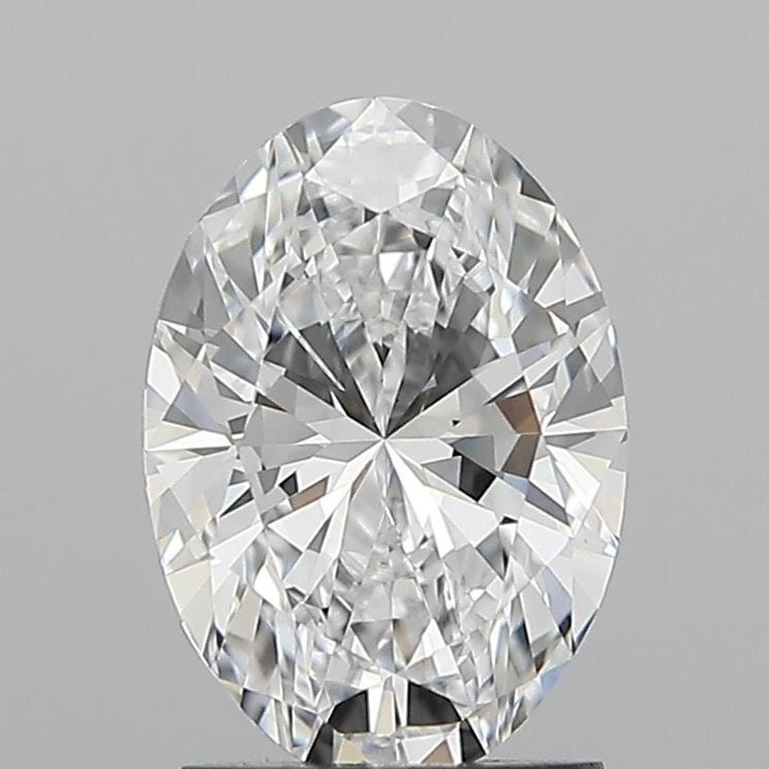 Oval Lab Grown Diamond, Loose Oval Lab Grown Diamond, 1.51CT E VS1 Oval ...