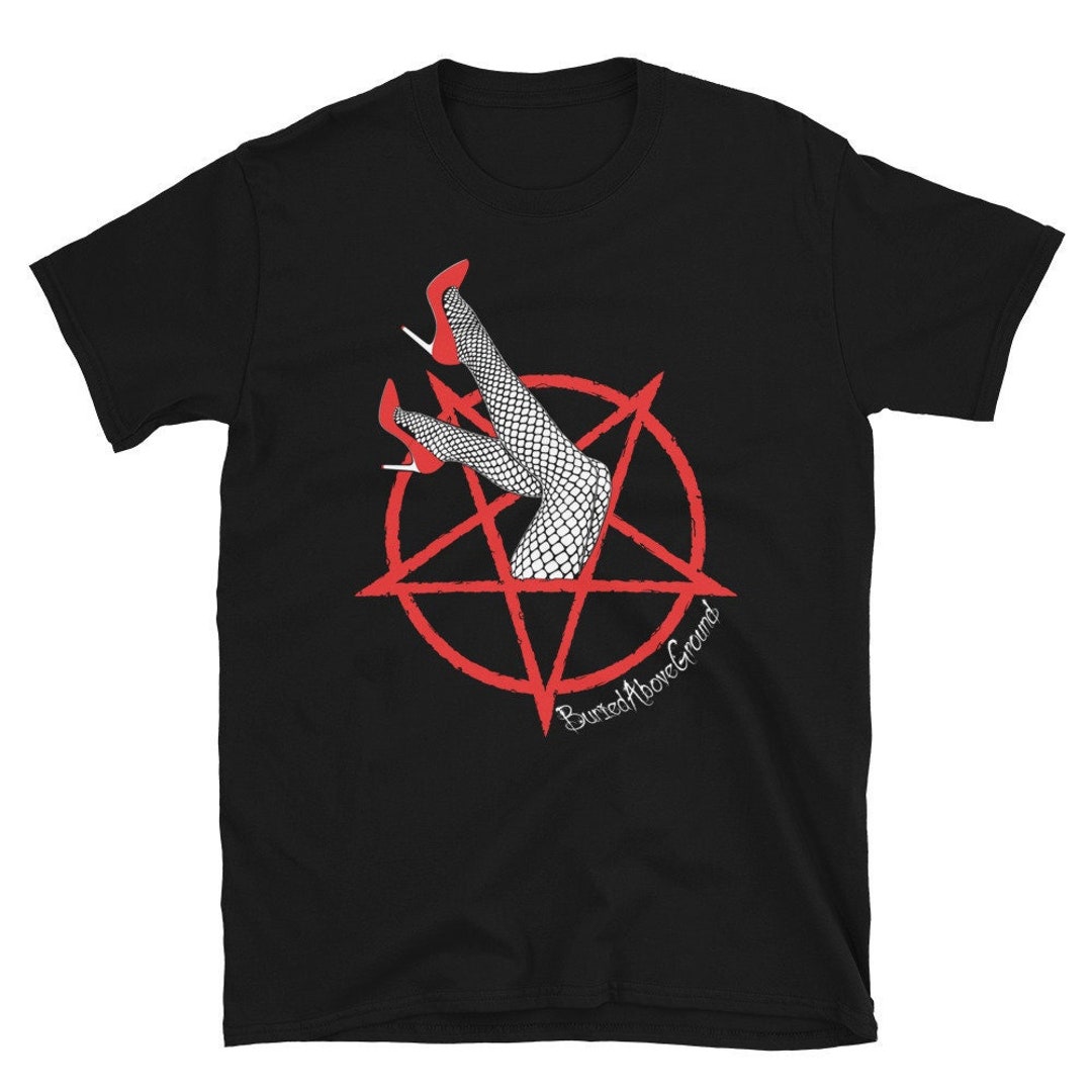Satanic Shirt, Alternative Clothing, Dark Art Shirt, Gothic Shirt ...