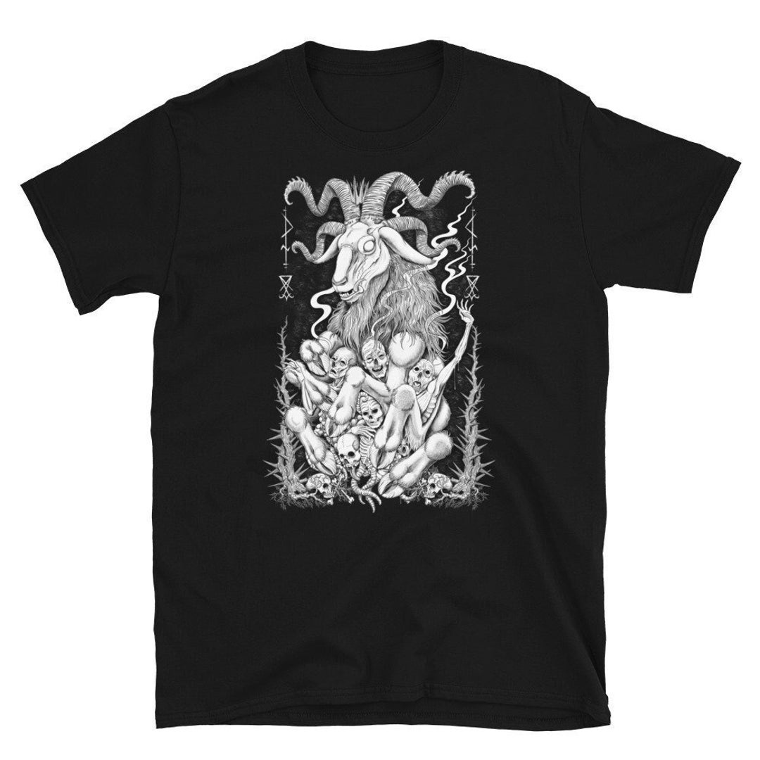 Baphomet T-shirt, Baphomet Shirt, Satanic Shirt, Satanic T-shirt, Men's ...