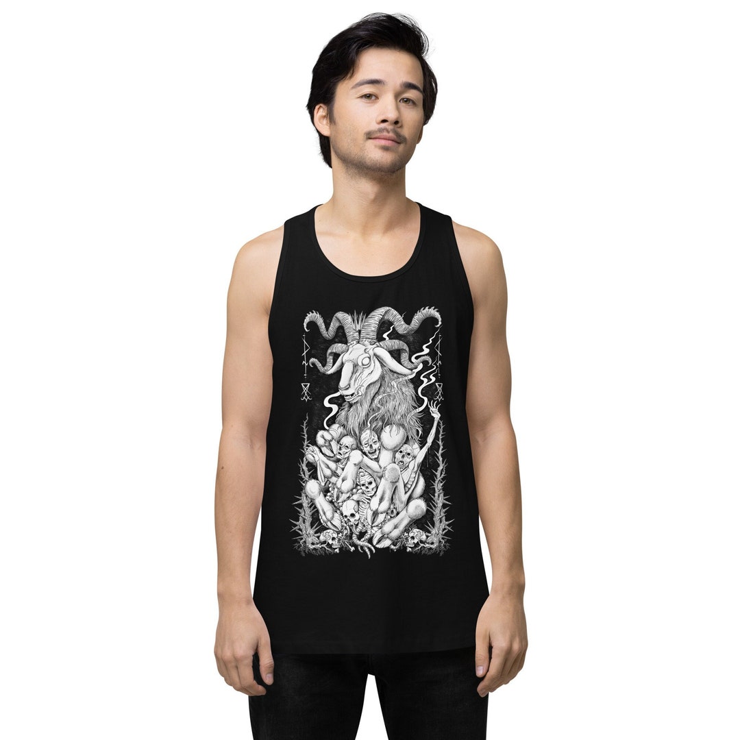 Baphomet Tank Top, Baphomet Shirt, Satanic Shirt, Satanic Tank Top, Men ...