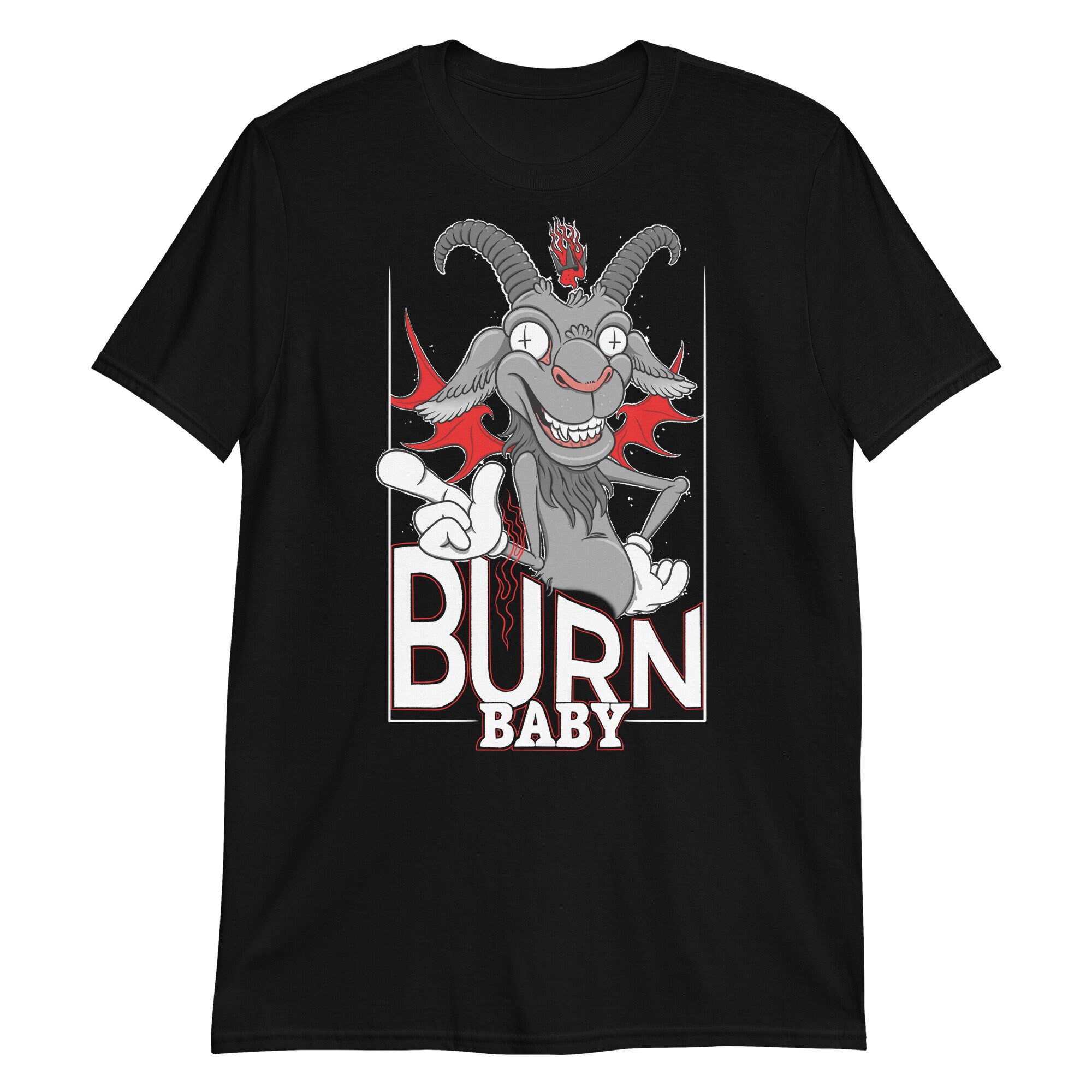 Satanic Shirt, Satanic Symbol, Cute Baphomet Shirt, Dark Art Shirt ...