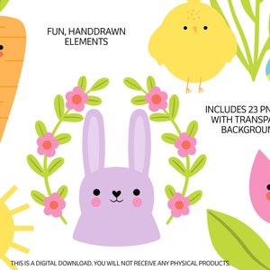 Easter Clipart | Bunny Clipart | Easter Eggs | Easter Chicks | Easter ...