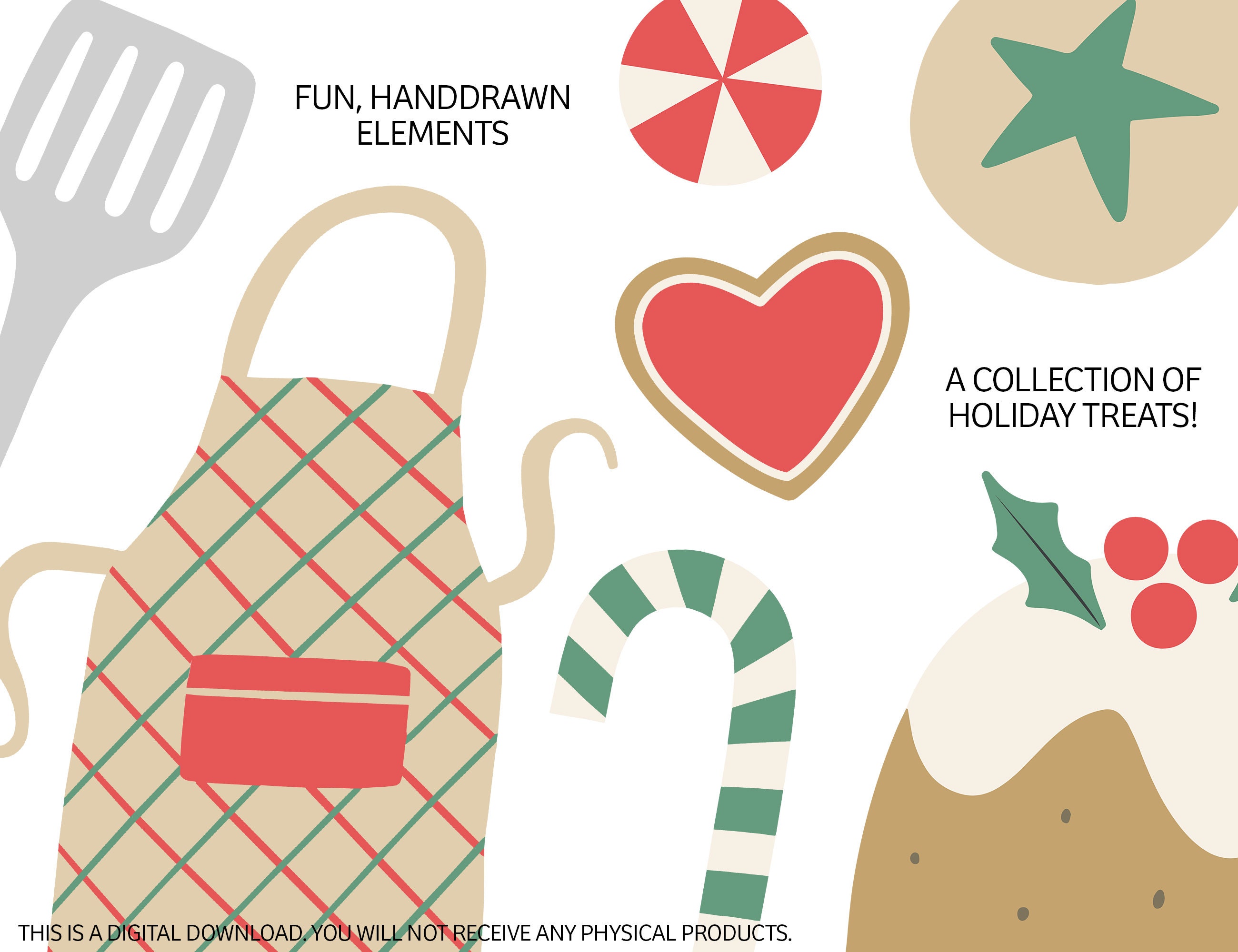 Christmas Baking Clipart Holiday Clipart Xmas Baking Clipart ...