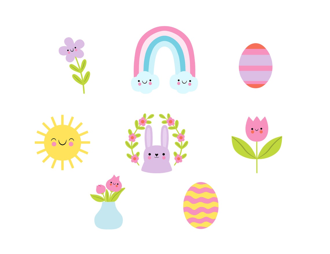 Easter Clipart Bunny Clipart Easter Eggs Easter Chicks Easter Graphics ...