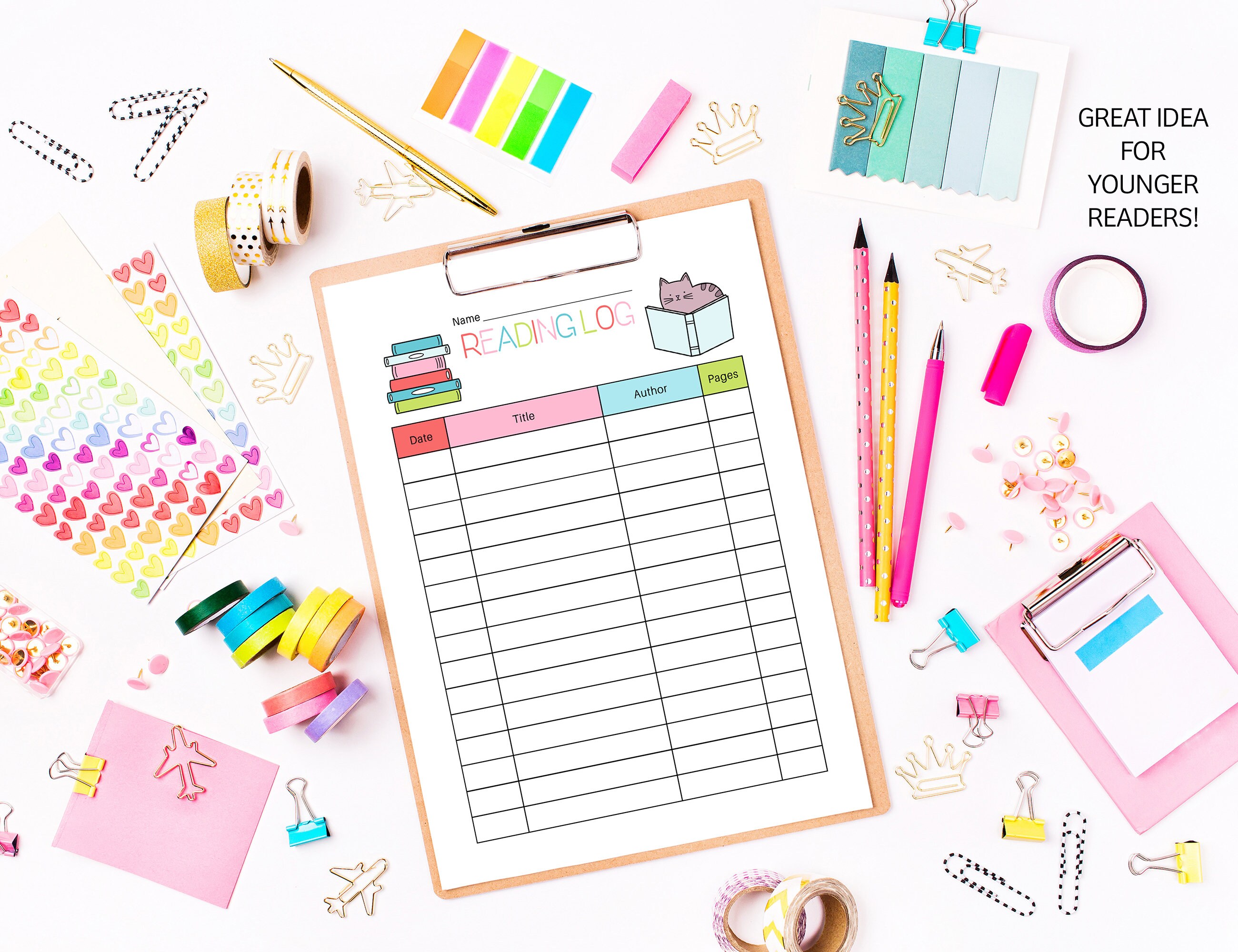 Kids Reading Log | Printable Activity Sheets | Kids Bookmarks | Reading ...