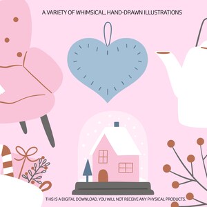 Winter Clipart Set | Sweater Weather Clipart | Winter Doodles | Xmas ...