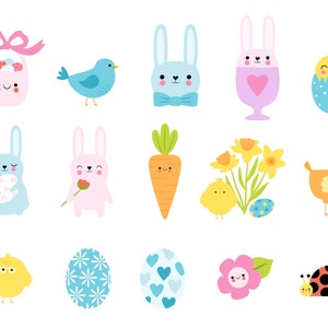 Easter Clipart | Bunny Clipart | Easter Eggs | Easter Chicks | Easter ...