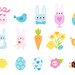 Easter Clipart | Bunny Clipart | Easter Eggs | Easter Chicks | Easter ...