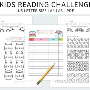 Kids Reading Log | Printable Activity Sheets | Kids Bookmarks | Reading ...