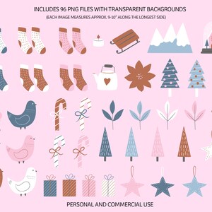 Winter Clipart Set | Sweater Weather Clipart | Winter Doodles | Xmas ...