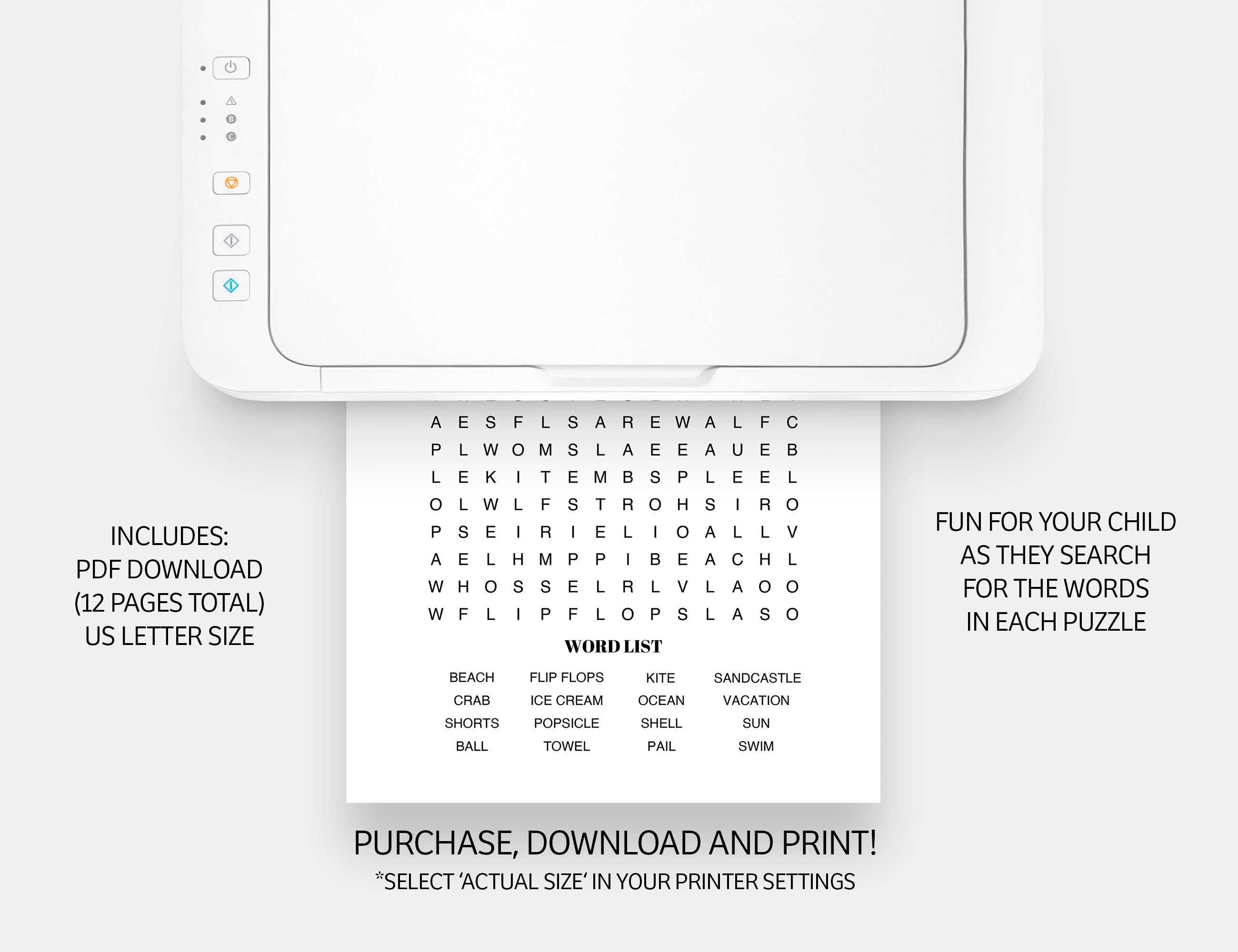 Printable Word Search Kids Puzzles Kids Activities Word Search Puzzle ...