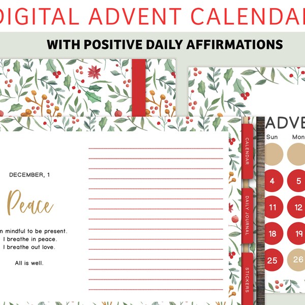 Advent Journal - Etsy