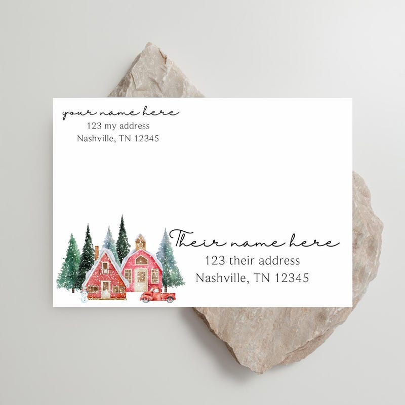Holiday Envelope - Etsy