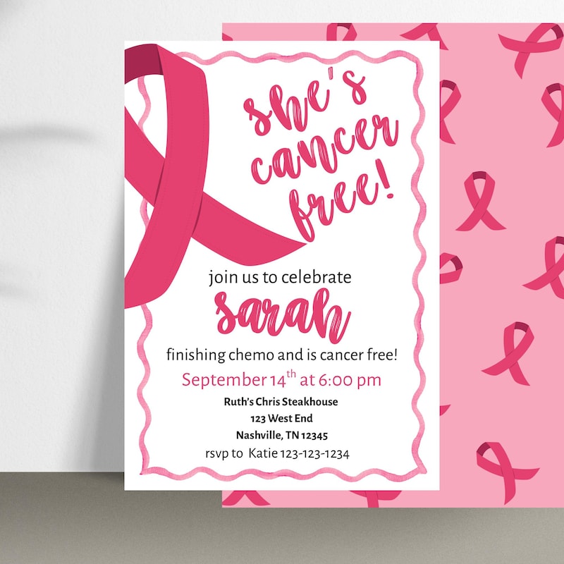 Cancer Free Party - Etsy