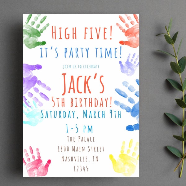 High Five Birthday - Etsy