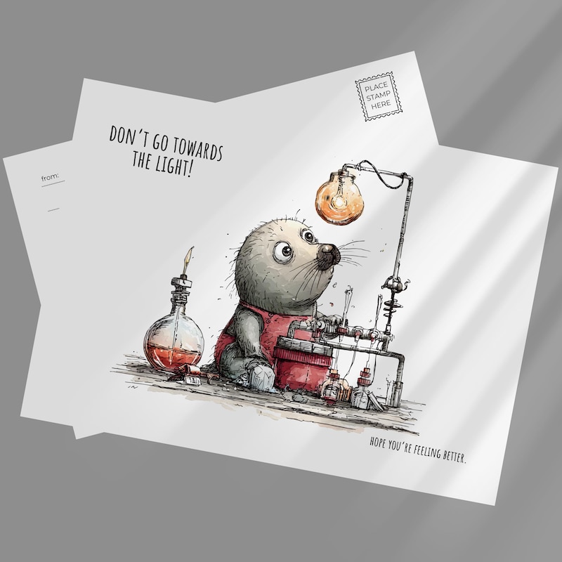 Quill Postcards - Etsy