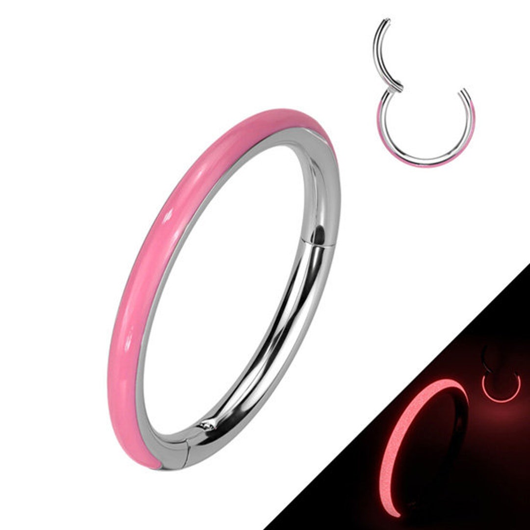 Segment Ring Glow in the Dark Line Facing Sideways - Etsy