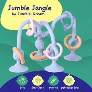 Jumble Jangle Baby Teething Toy – Multi Purpose High Chair Suction ...