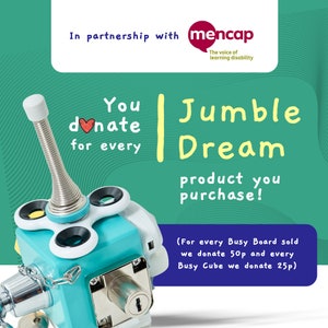 Jumble Dream Wooden Sensory Activity Cube Toy - Handmade Montessori ...