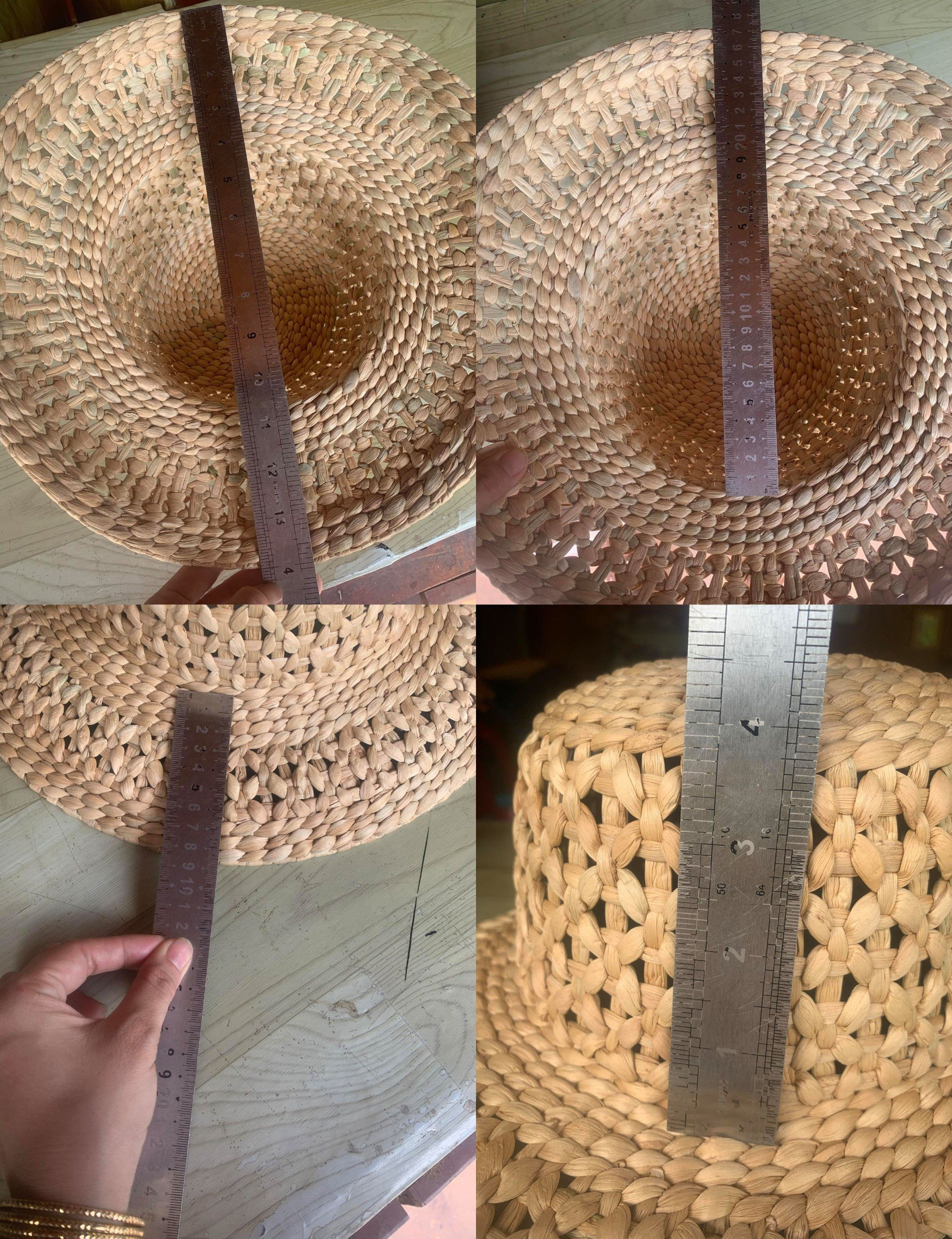 Handmade Water Hyacinth Hat, Natural Summer Hat, Vietnamese Handicraft ...