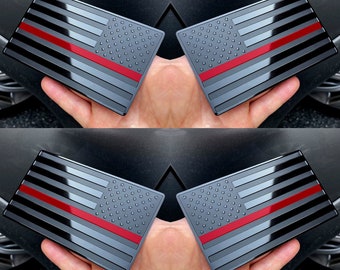 USA Black Metal Flag Emblem for Cars, Trucks 5x 3 1pcs - Etsy