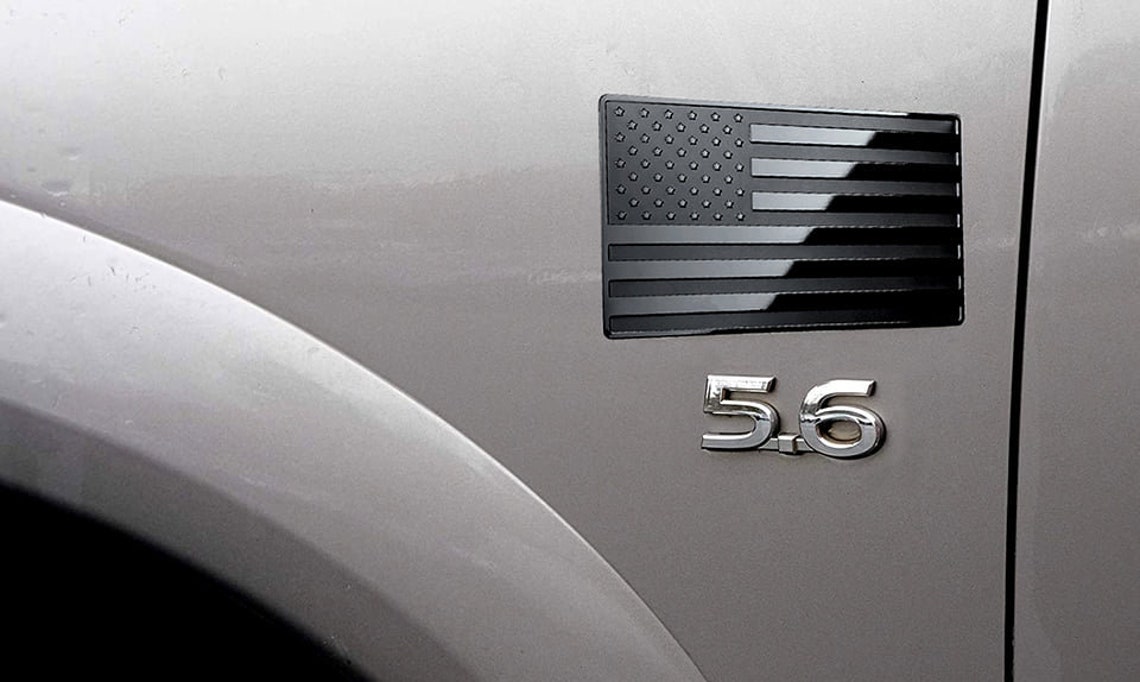 USA Black Metal Flag Emblem for Cars Trucks 5x 3 - Etsy