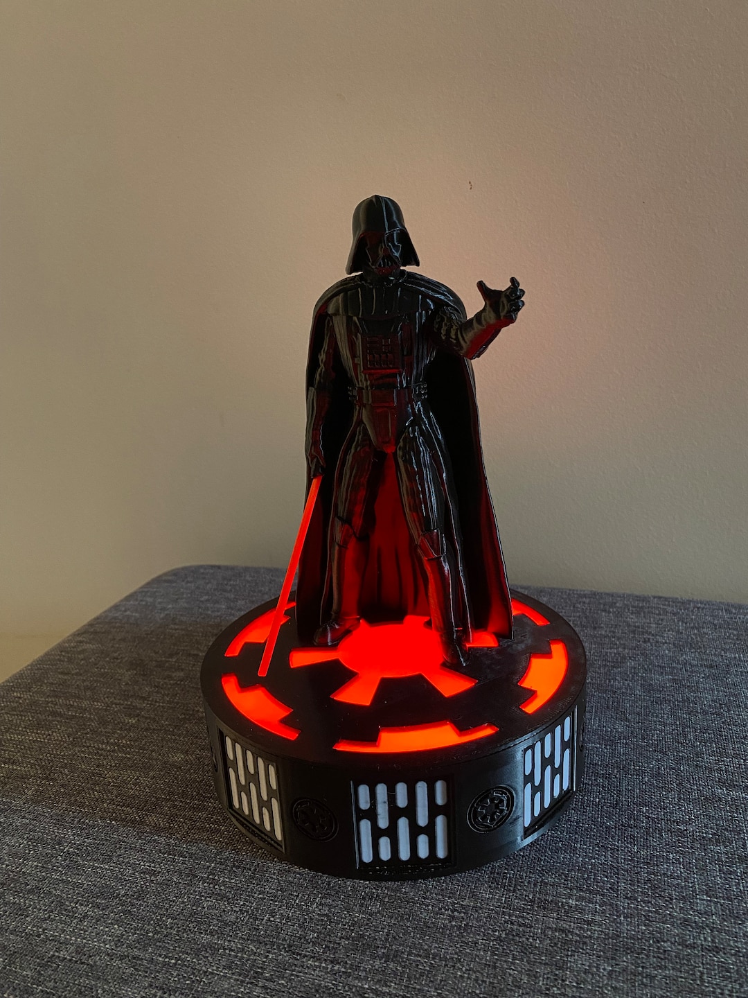 Illuminate the Dark Side: Handmade Darth Vader Light-up Model With RGB Leds - Etsy