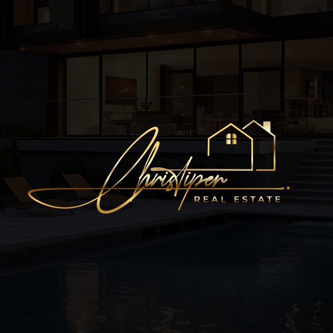 Custom Real Estate Agent Logo: Signature Home Design (digital) - Etsy