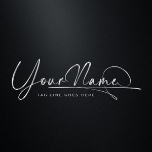 Custom Signature Logo Design: Business Watermark (digital Item) - Etsy