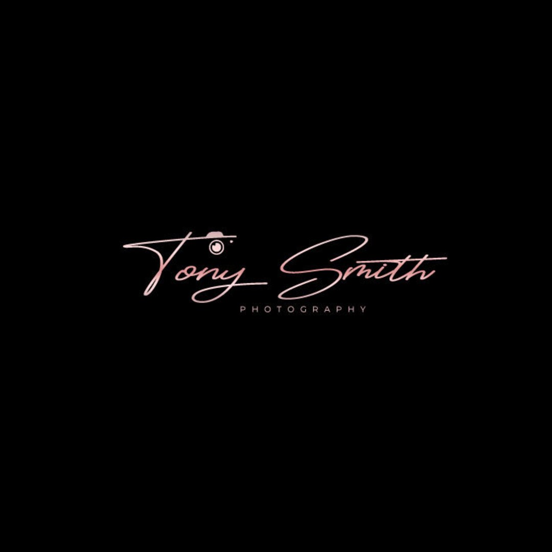 Watermark for Photography With Name Signature Logo Design for - Etsy