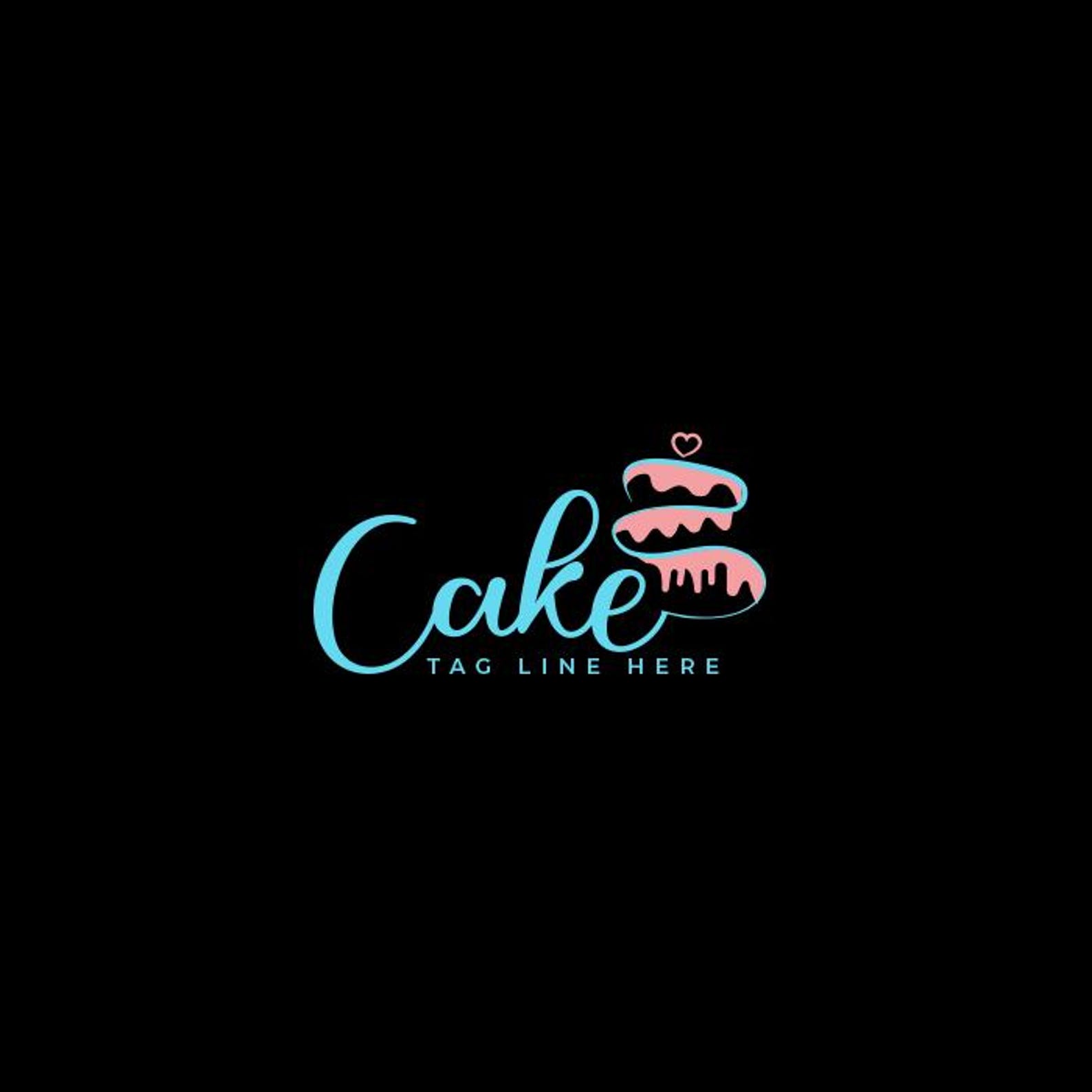 Personalized Cake Logo, Logo for Baker, Custom Logo - Etsy