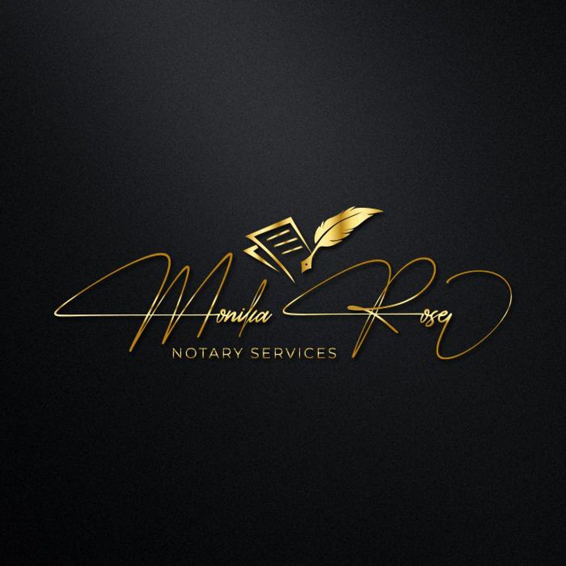 Notary Logo, Custom Logo Design, Notary Service Logo, Business Logo ...