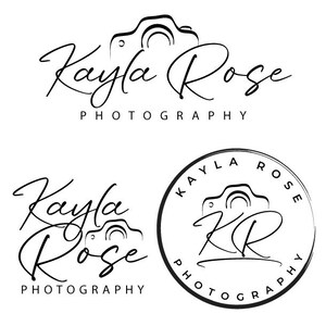Handwritten Photography Logo Design: Personalized Camera Logo (digital ...